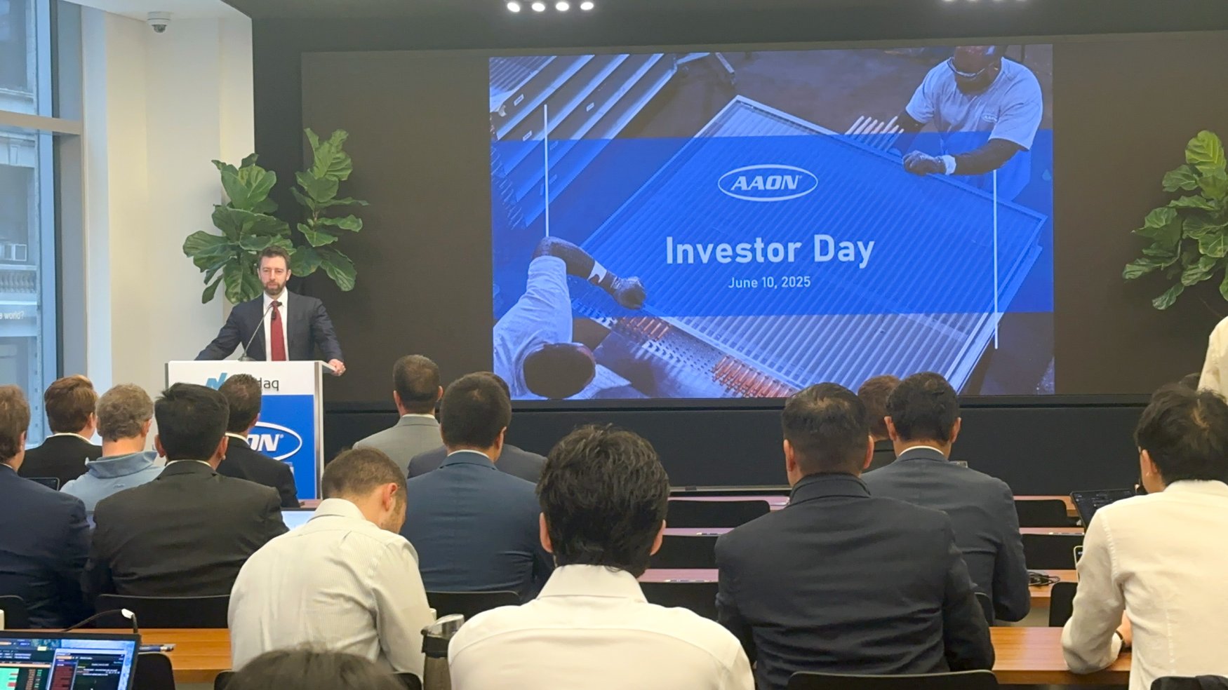 AAON Hosts 2025 Investor Day at NASDAQ MarketSite